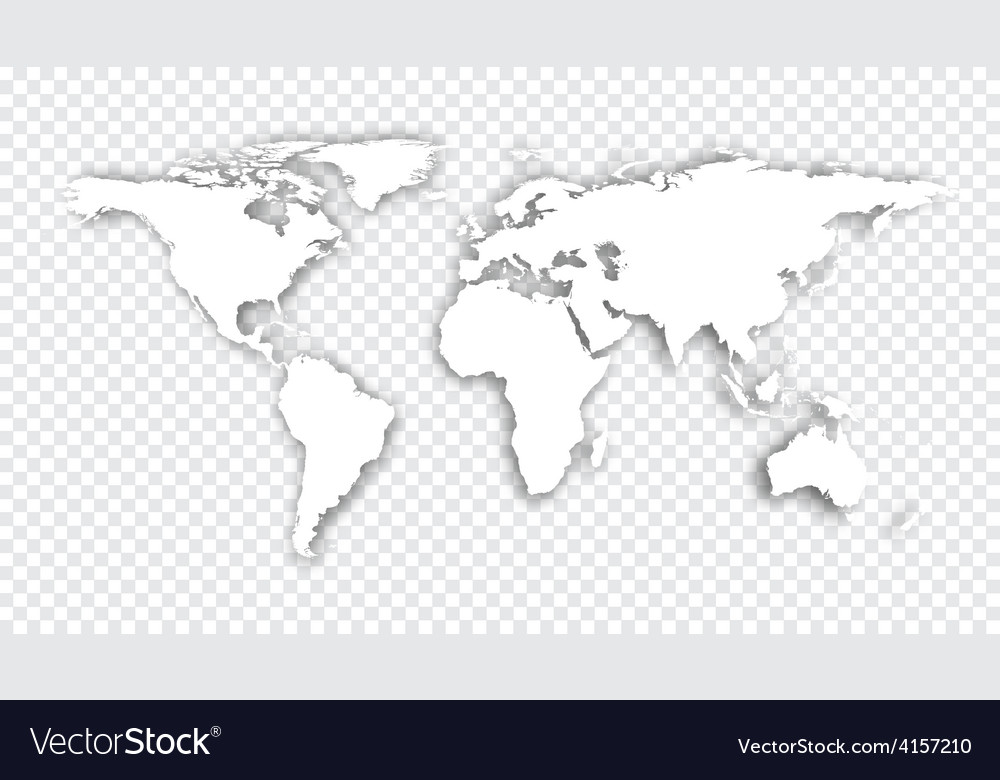 World map Royalty Free Vector Image - VectorStock