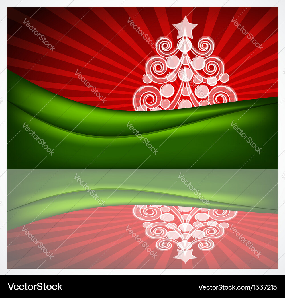 Beautiful christmas gift card Royalty Free Vector Image