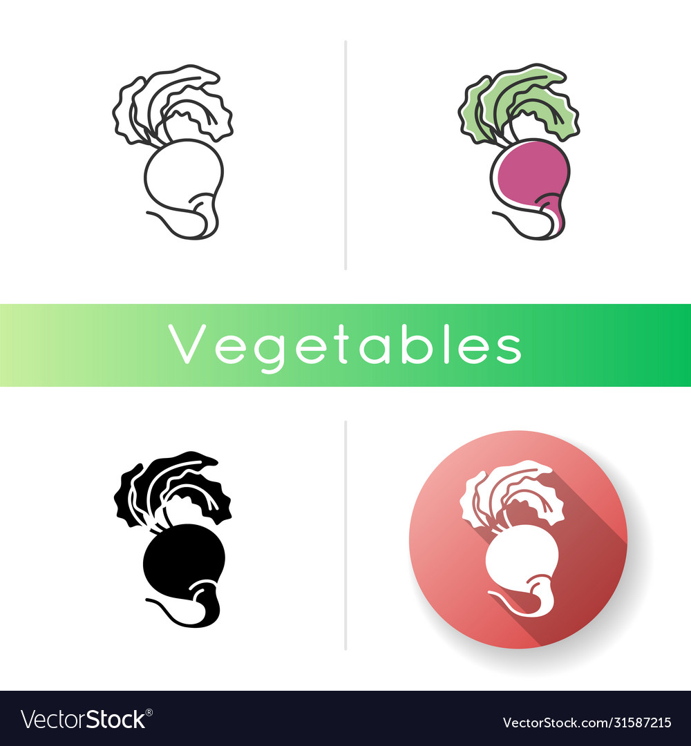 Beetroot icon Royalty Free Vector Image - VectorStock