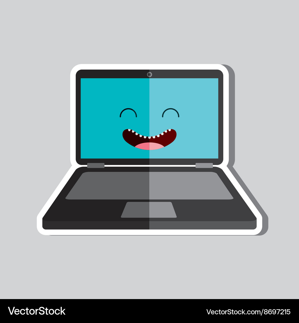 Device electronic character design Royalty Free Vector Image