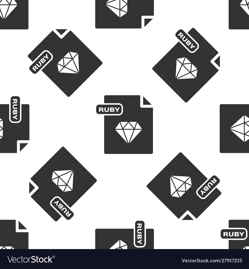 Grey ruby file document download ruby button icon Vector Image Grey ruby file document download ruby button icon Vector Image