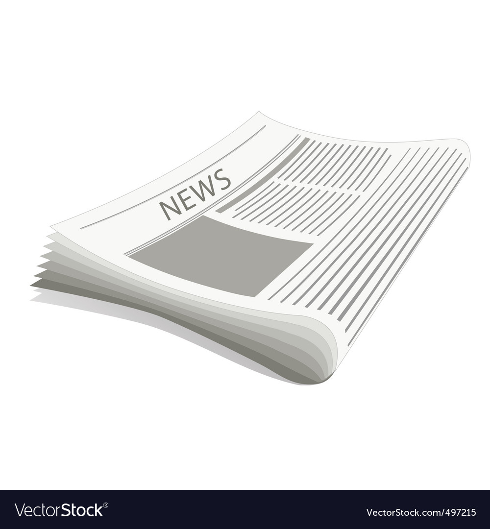 Newspaper Royalty Free Vector Image - VectorStock Newspaper Royalty Free Vector Image - VectorStock