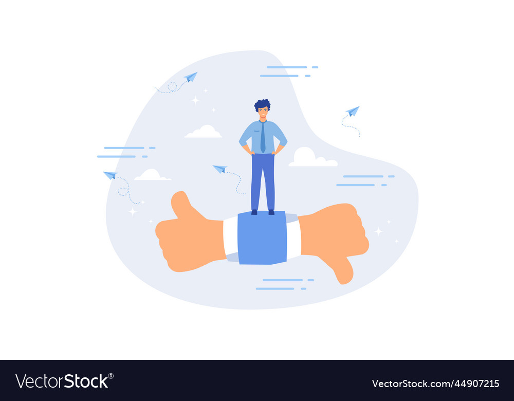 Performance evaluation customer feedback Vector Image