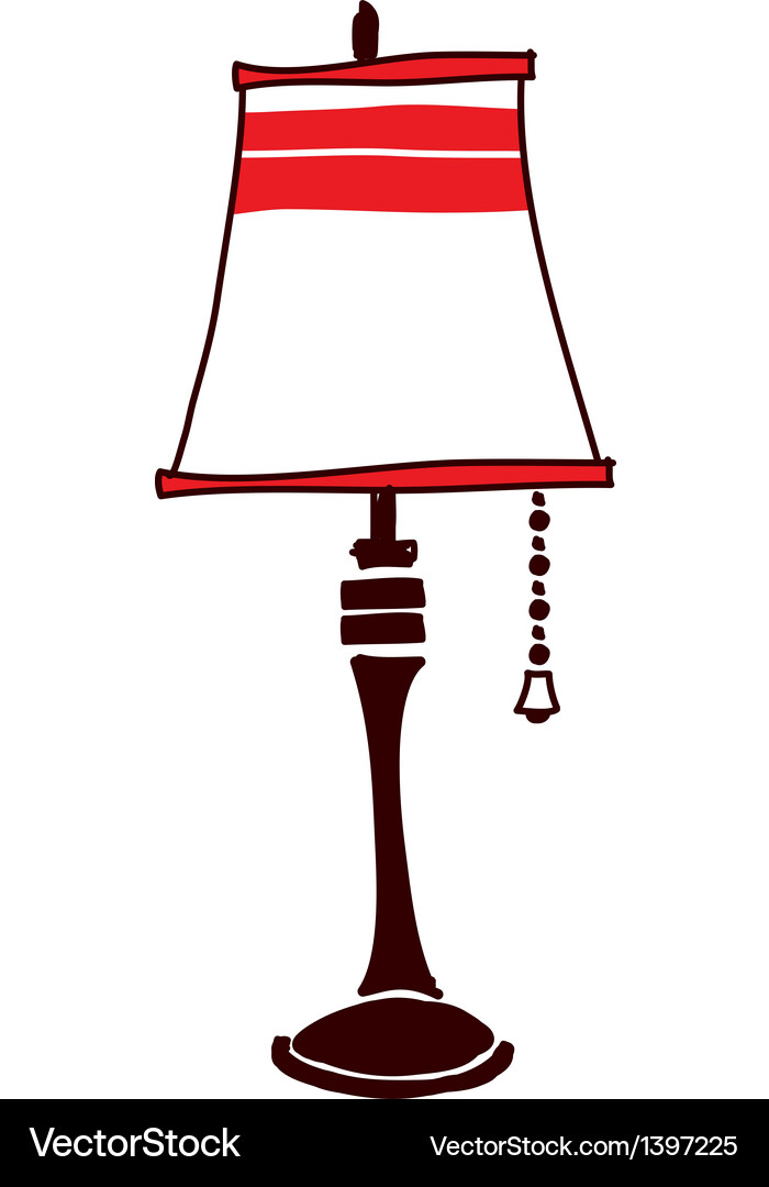 A view of lighting stand Royalty Free Vector Image