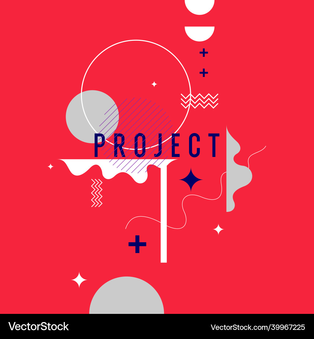 Abstract background in a modern trendy style Vector Image