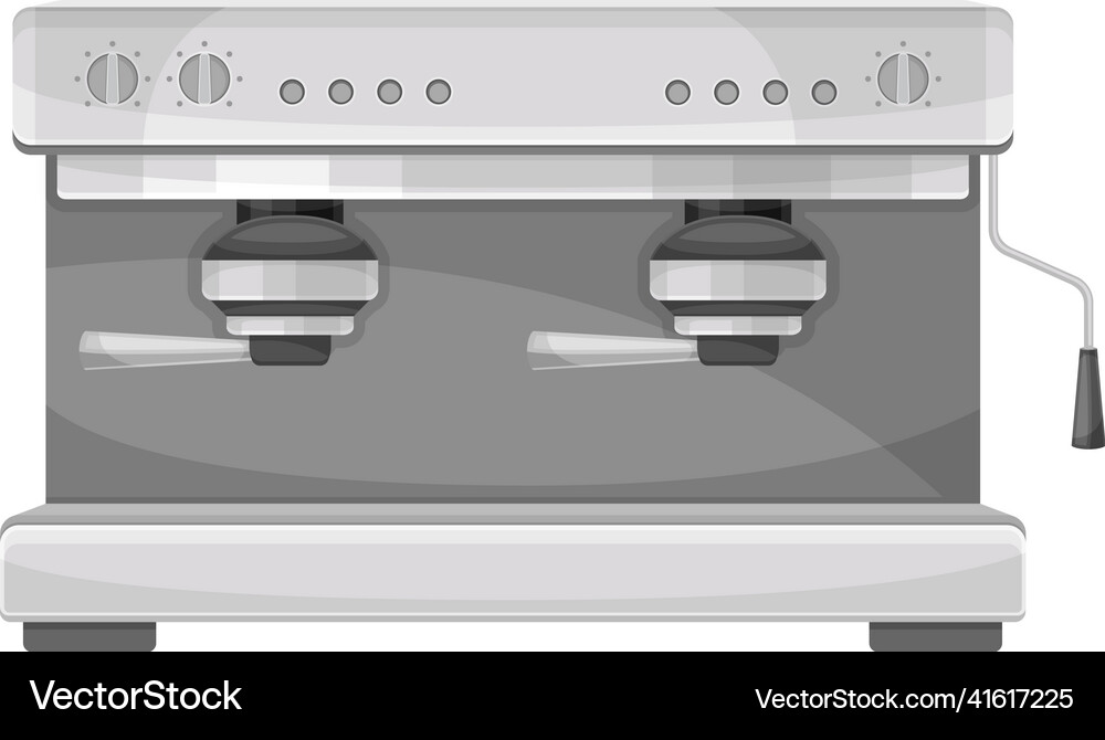 Coffee brewing with electric coffeemaker as cafe Vector Image