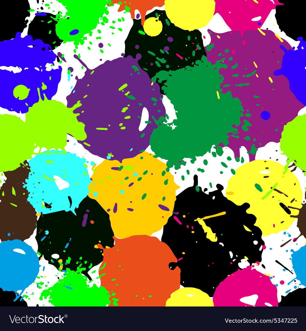 Colored Blobs Set Royalty Free Vector Image Vectorstock