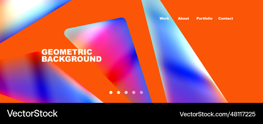 Geometric shapes minimalist abstract background Vector Image