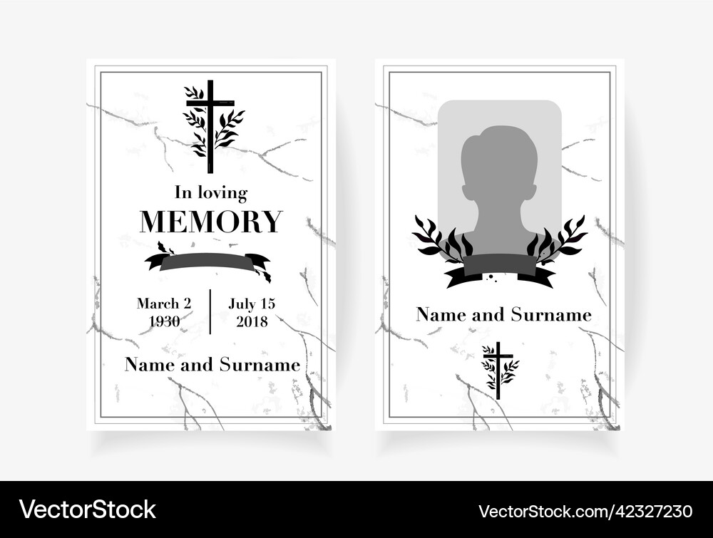 Memorial Card Templates