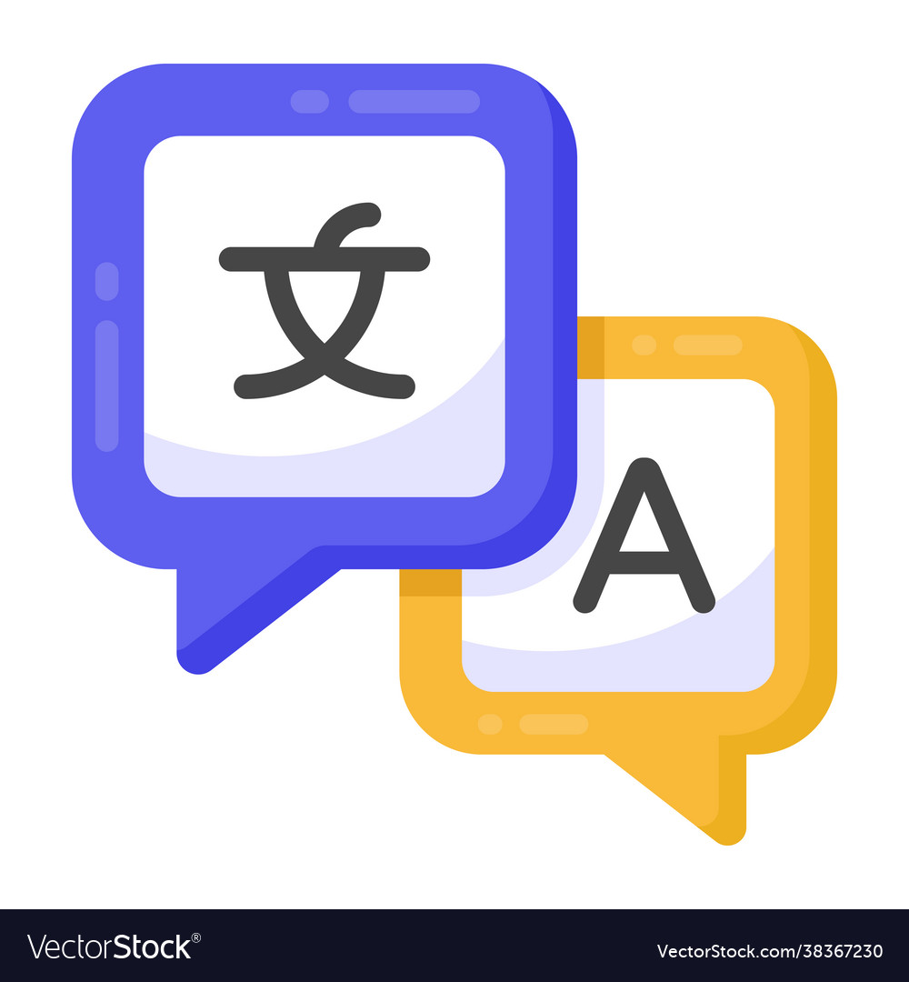 Language translate Royalty Free Vector Image - VectorStock