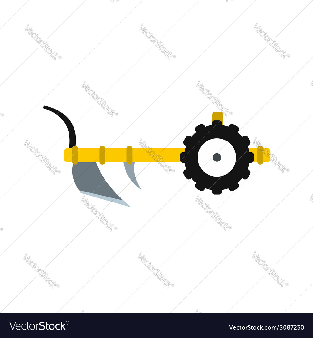 Plough icon flat Royalty Free Vector Image - VectorStock Plough icon flat Royalty Free Vector Image - VectorStock