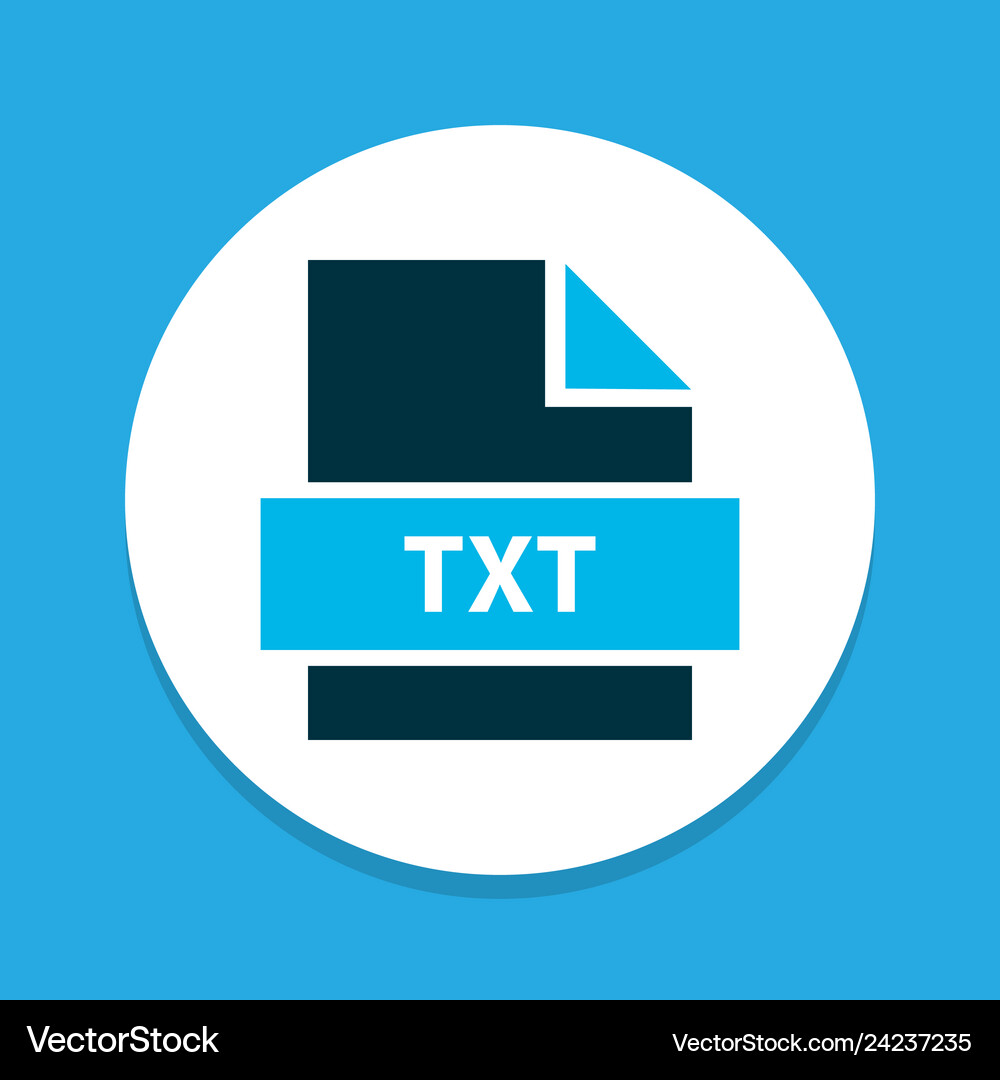 Page icon colored symbol premium quality isolated Vector Image