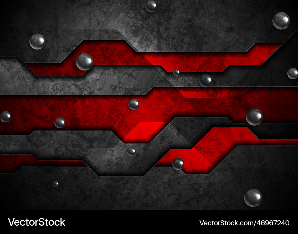 Hi-tech geometric grunge background with glossy Vector Image