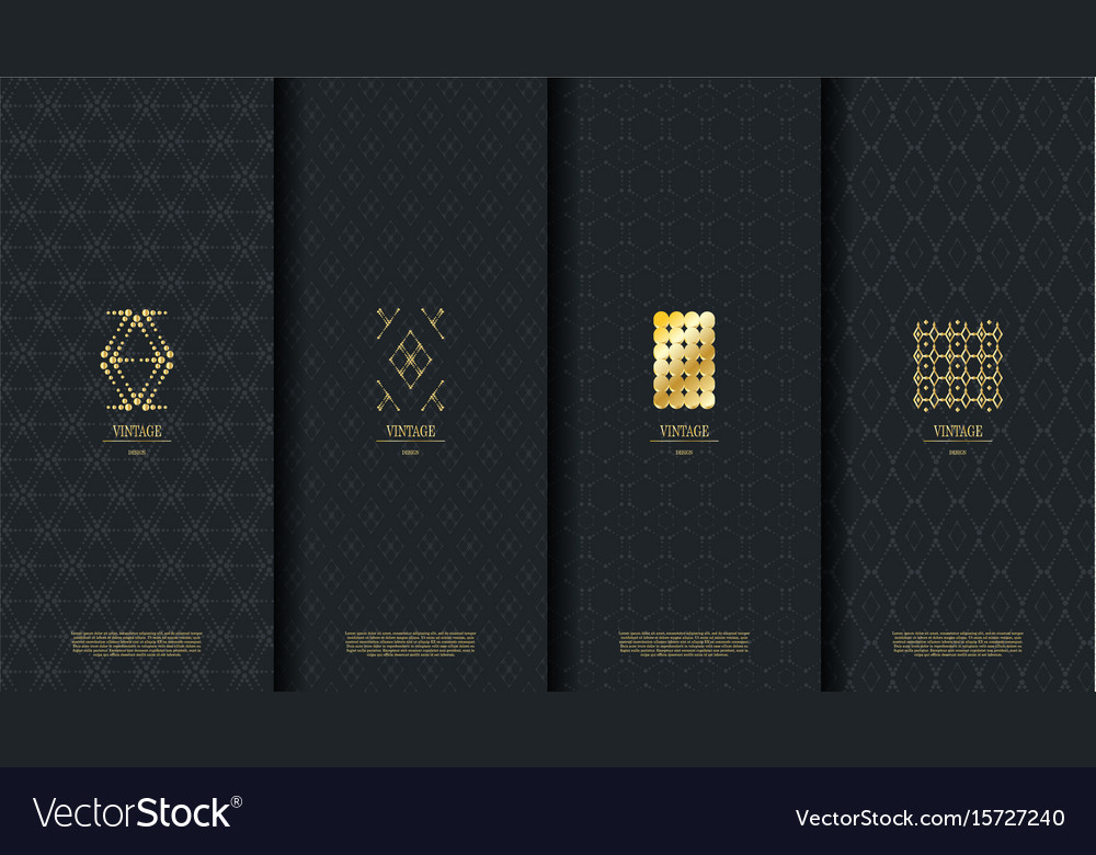 Islamic pattern element concept template Vector Image