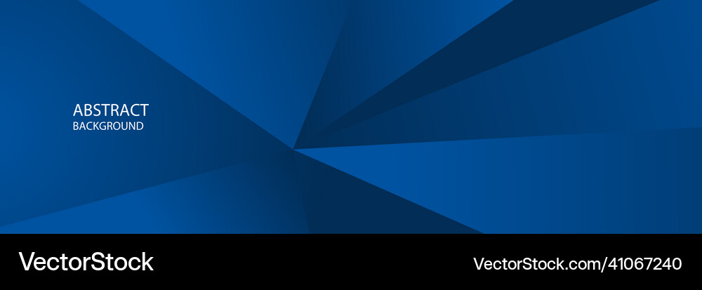 Modern abstract dark navy blue banner background Vector Image