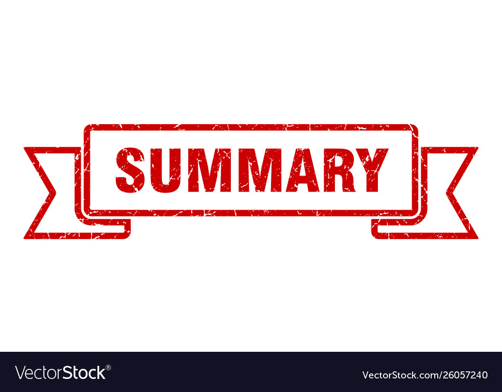 Summary Royalty Free Vector Image - VectorStock