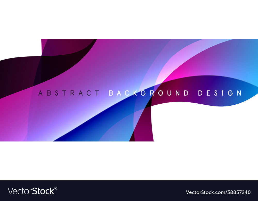 Trendy simple fluid color gradient abstract Vector Image