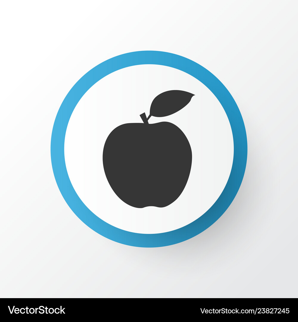 Fruit icon symbol premium quality isolated apple Vector Image
