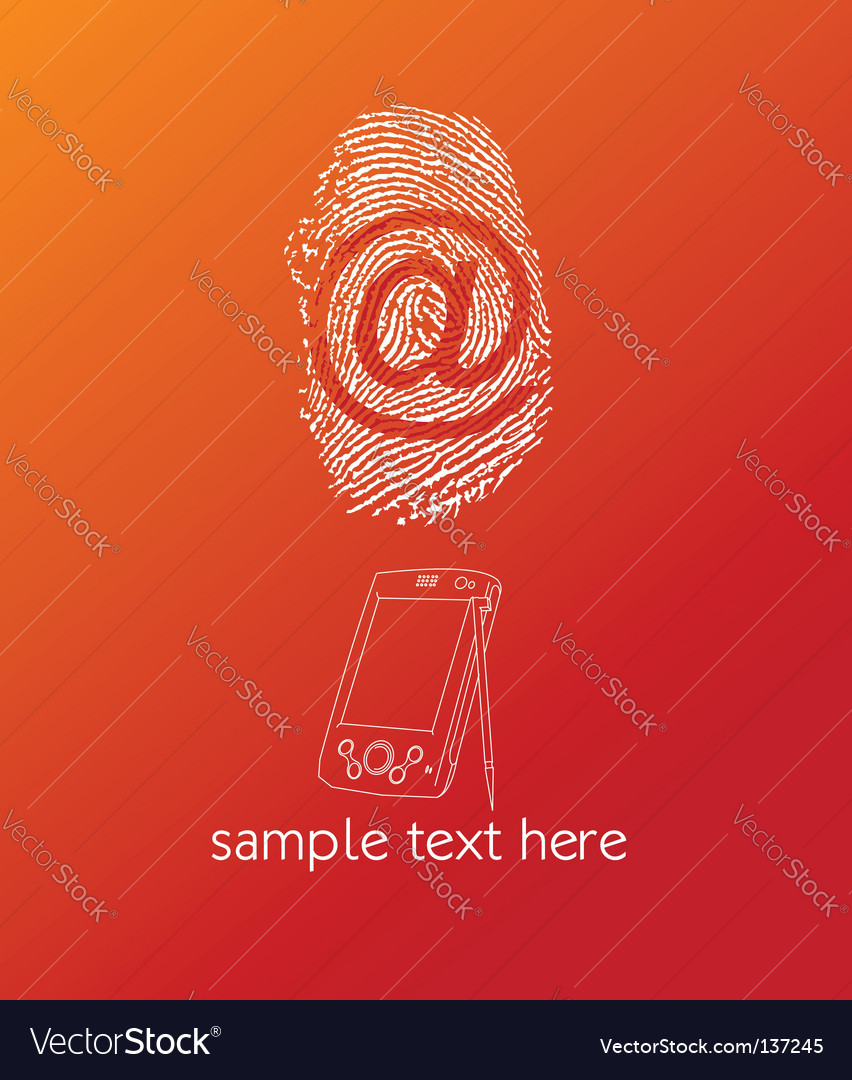 Pda Royalty Free Vector Image - VectorStock