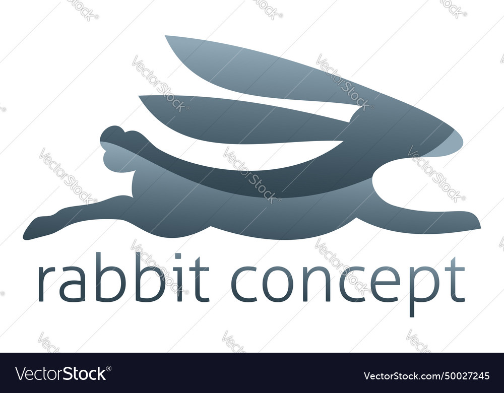 Rabbit concept icon Royalty Free Vector Image - VectorStock
