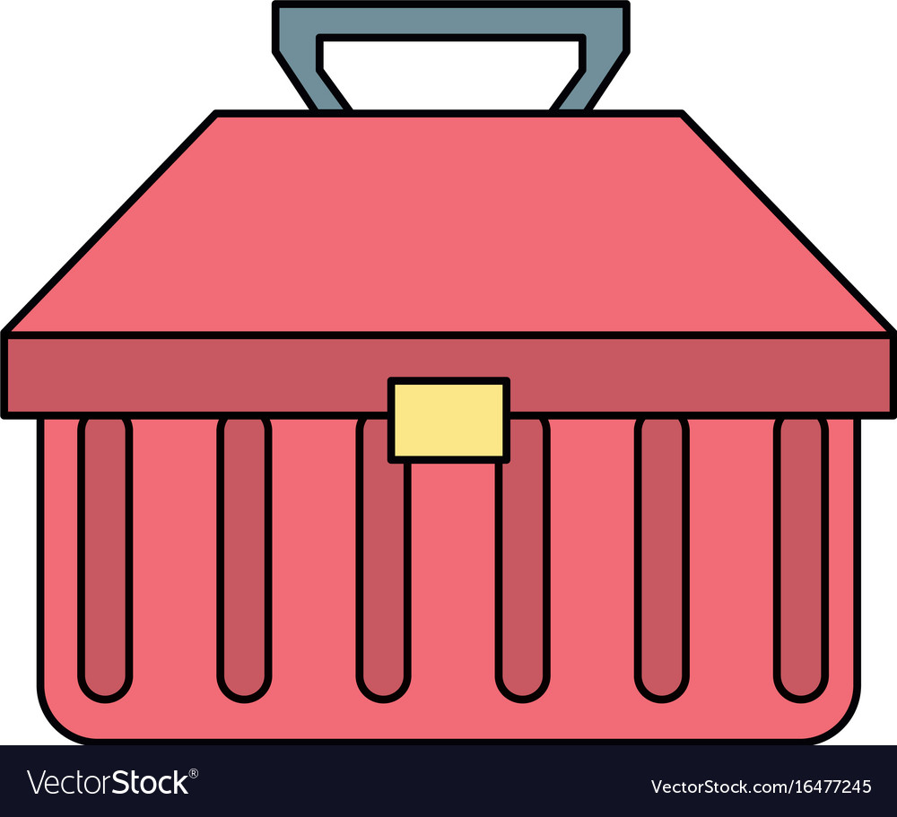 Tools box kit Royalty Free Vector Image - VectorStock