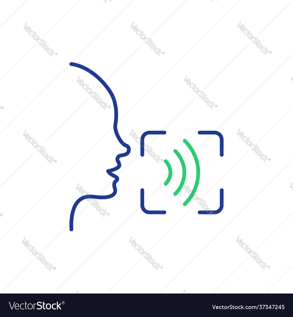 Speech Recognition Icon Cardiogram Microphone Speech Recognition Icon