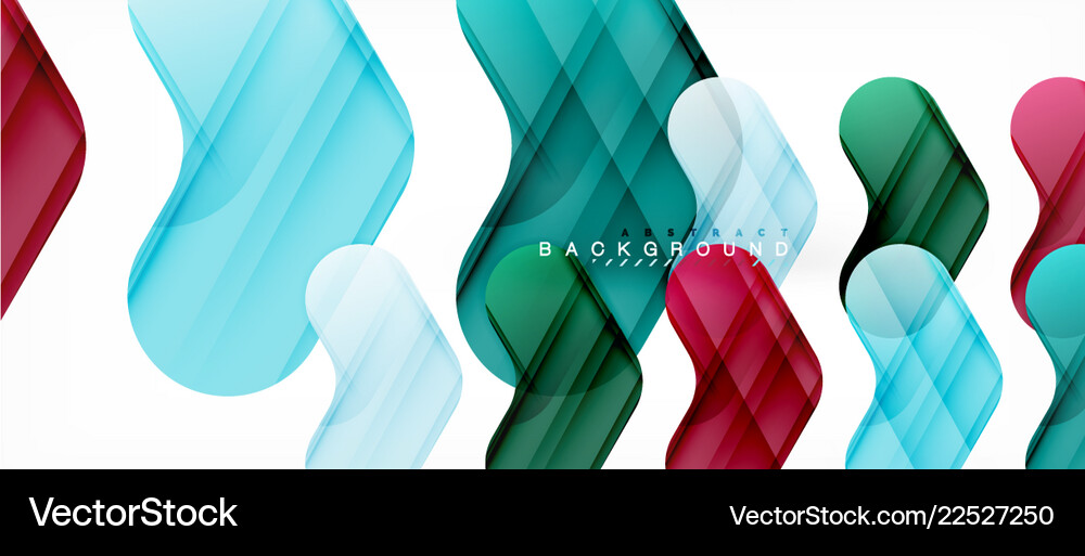 Colorful glossy arrows abstract background Vector Image