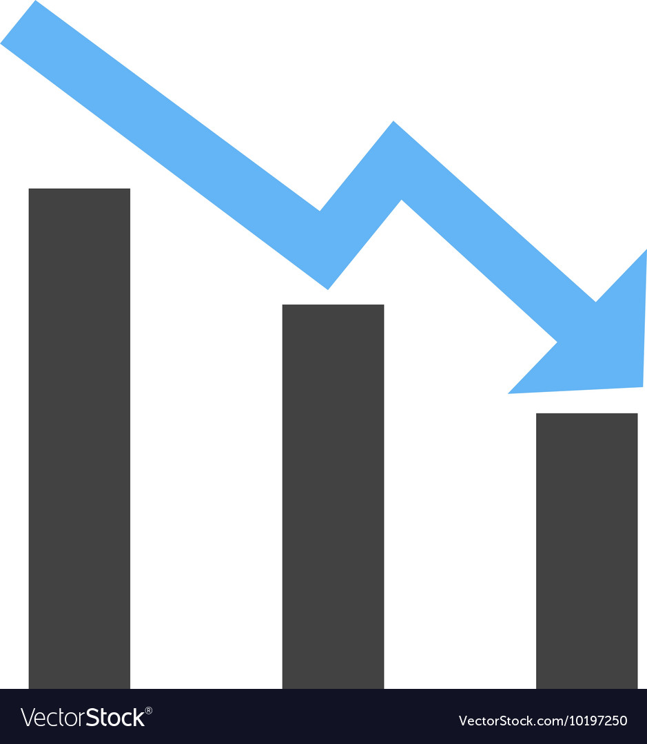 Downfall Royalty Free Vector Image - VectorStock