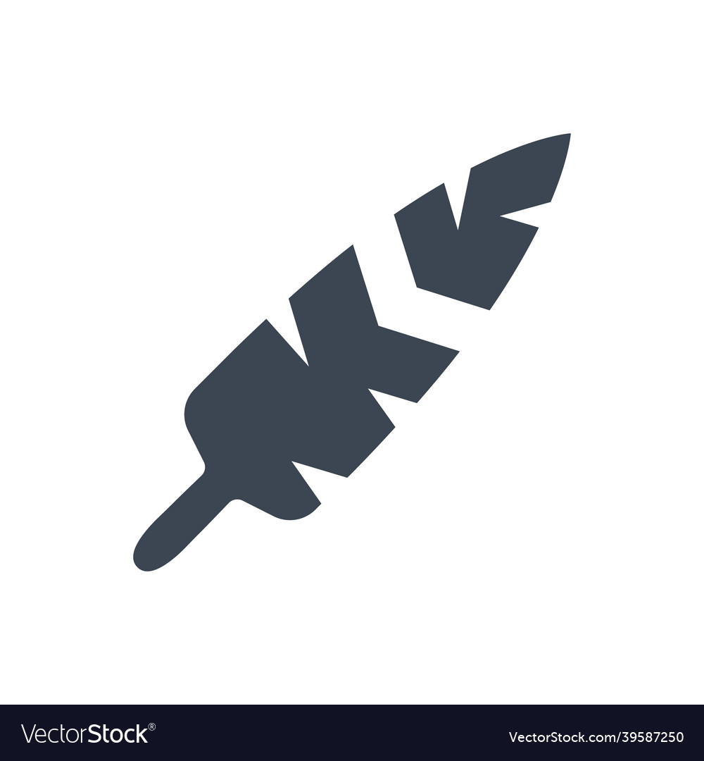 Feather tool icon Royalty Free Vector Image - VectorStock