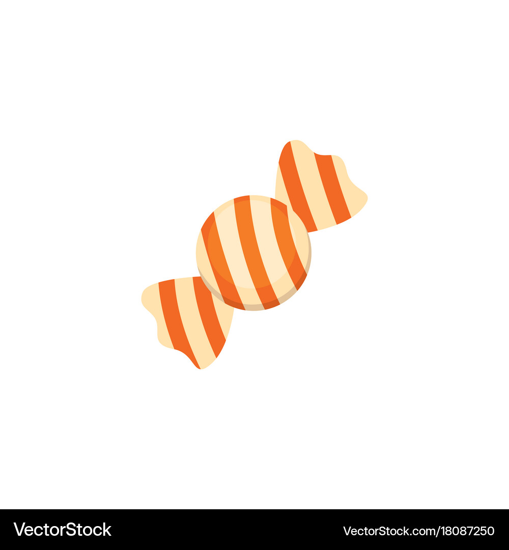 Halloween candy in cartoon Royalty Free Vector Image