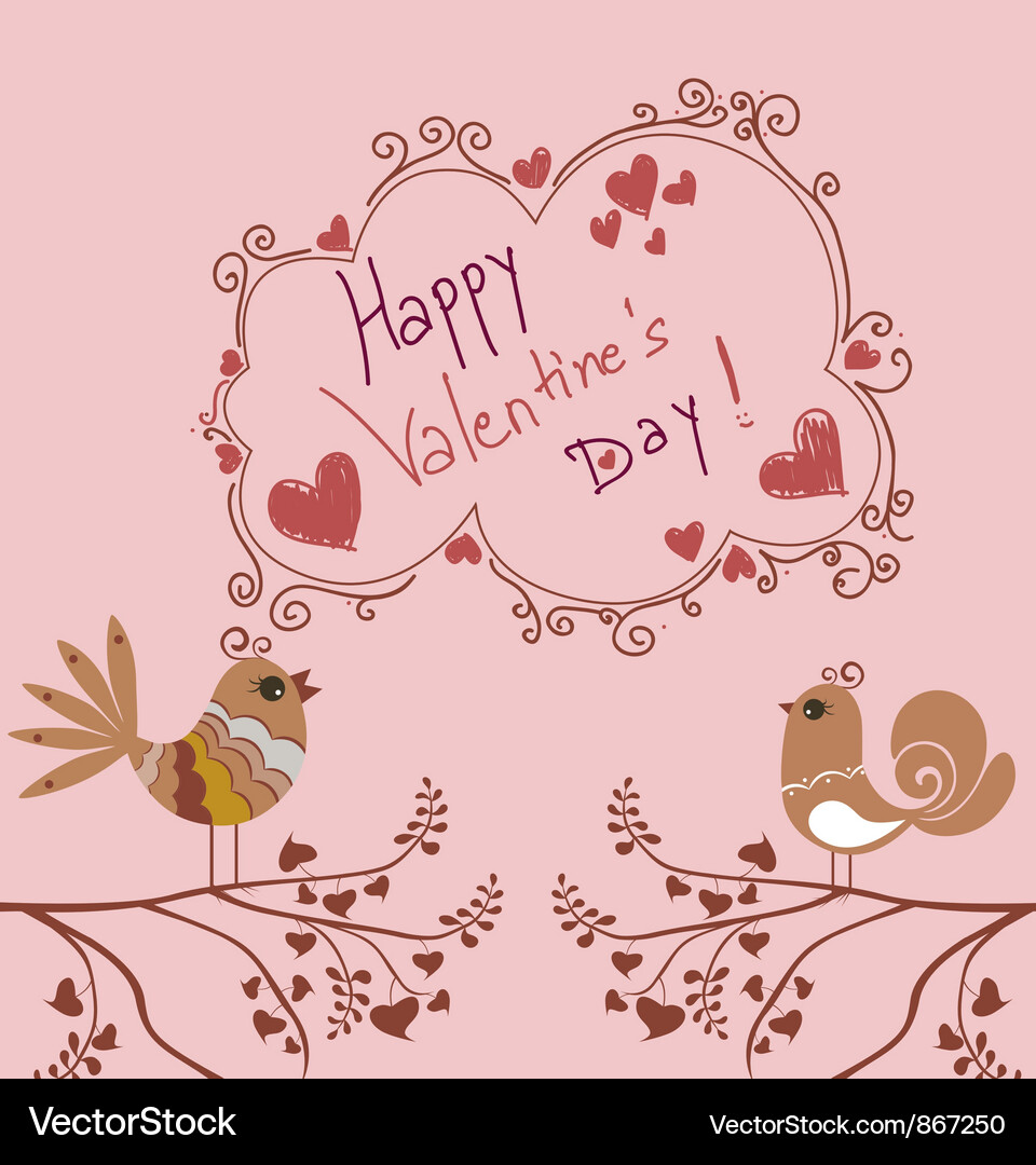 Valentine background Royalty Free Vector Image