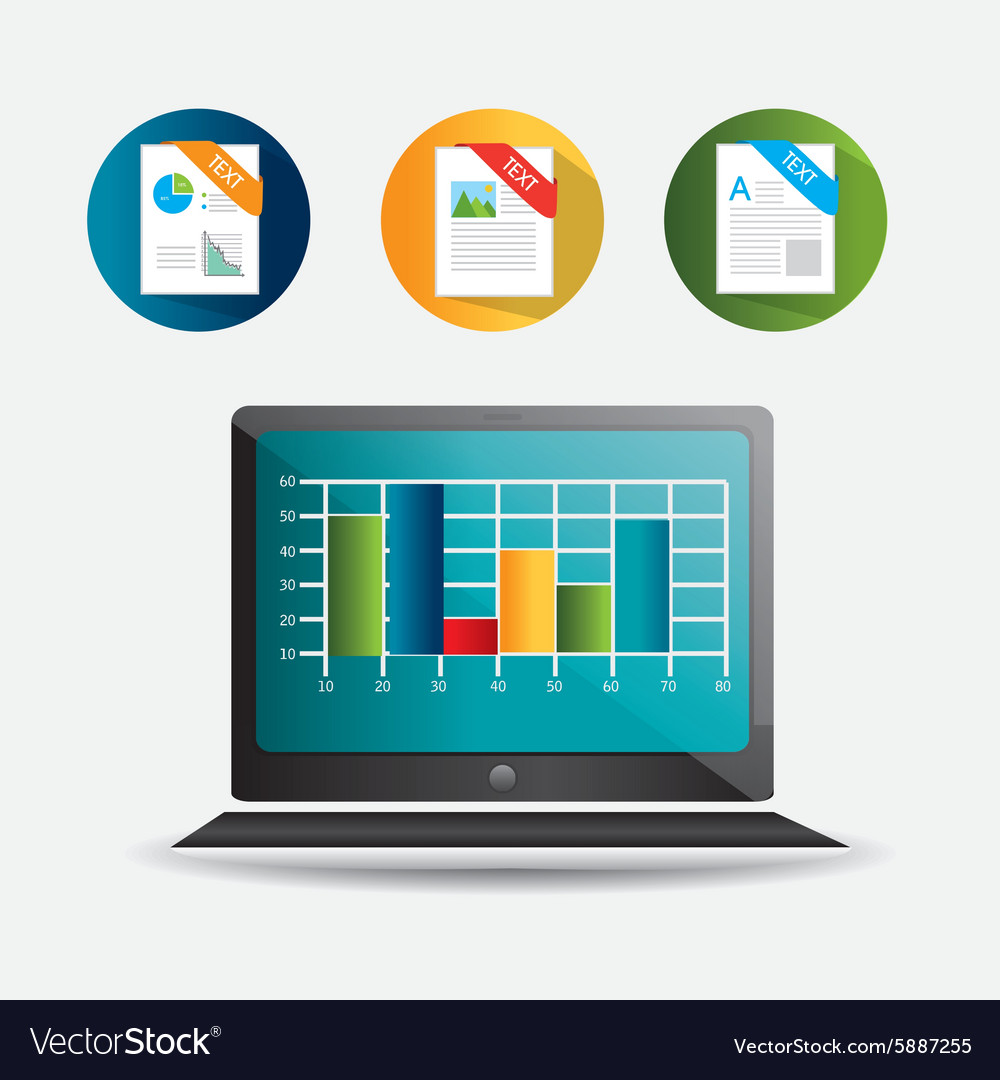 Spreadsheet design Royalty Free Vector Image - VectorStock