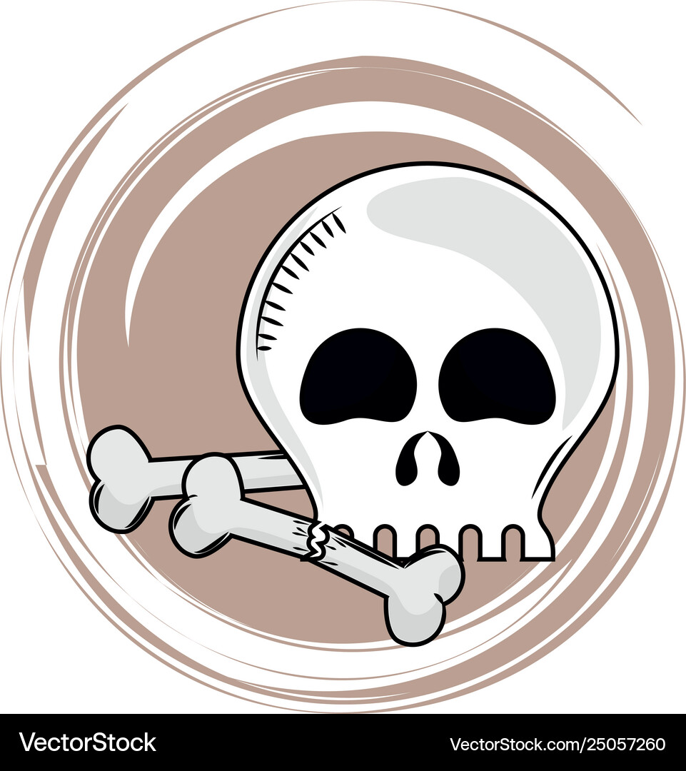 Halloween scary cartoon Royalty Free Vector Image