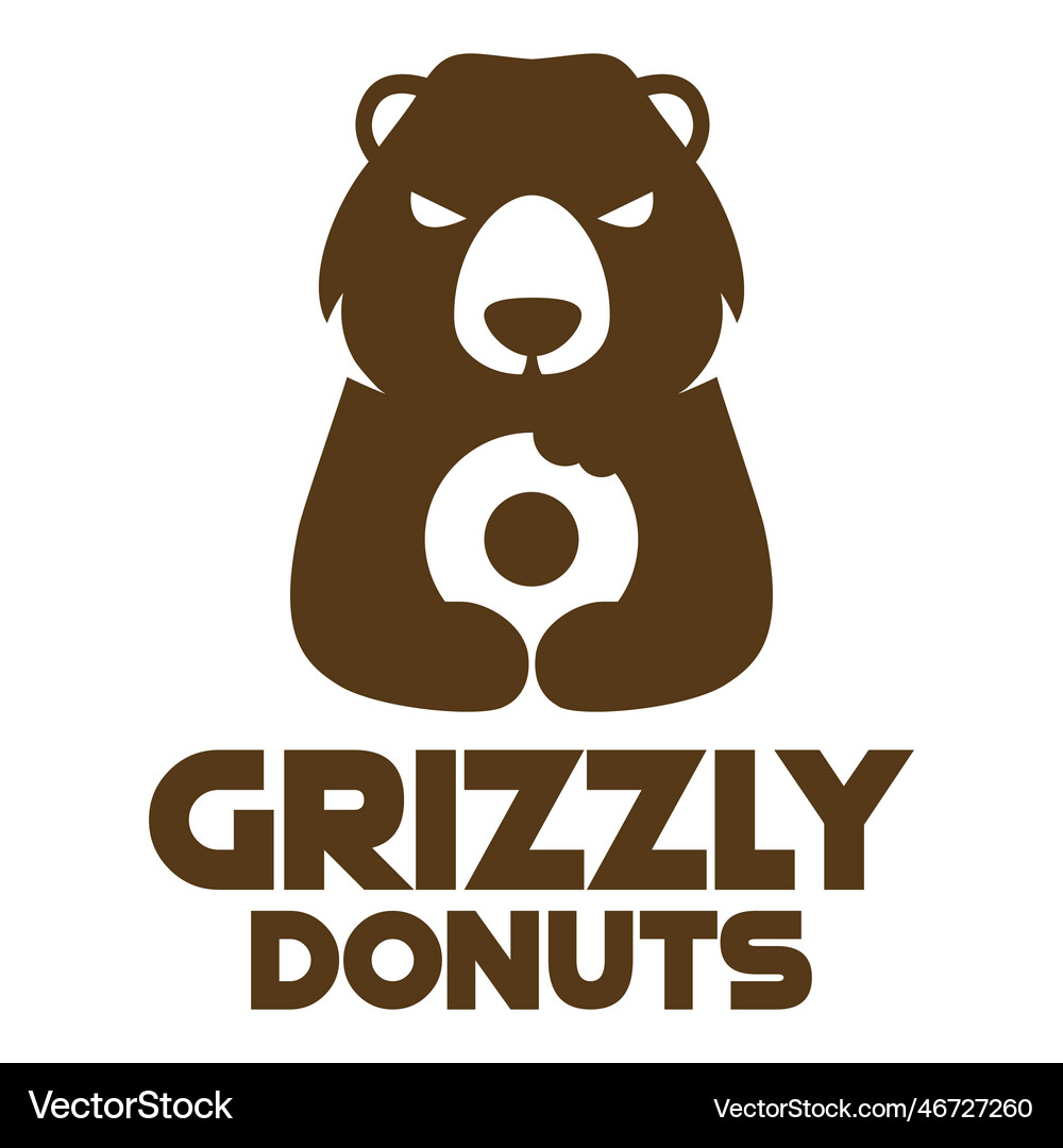 Modern mascot flat design simple minimalist cute Vector Image