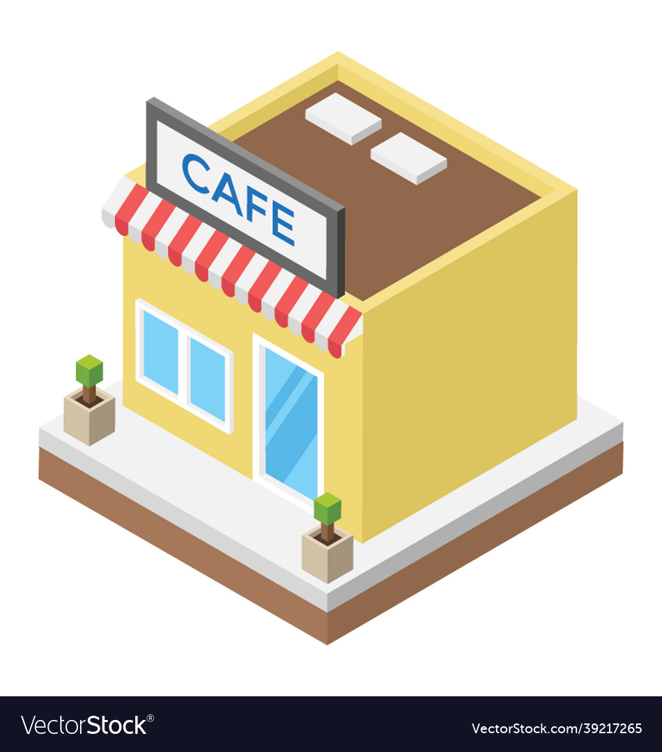 Cafe Royalty Free Vector Image - VectorStock