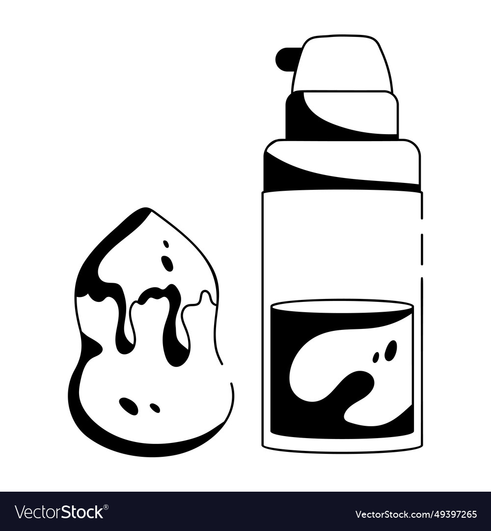 Foundation applicator Royalty Free Vector Image