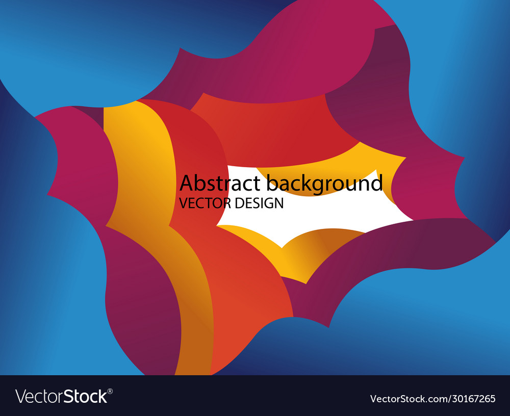 Multicolored gradient paper abstract background Vector Image