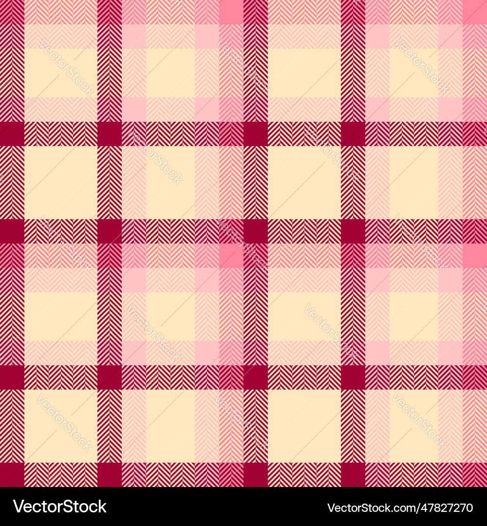 Check textile fabric of seamless background Vector Image