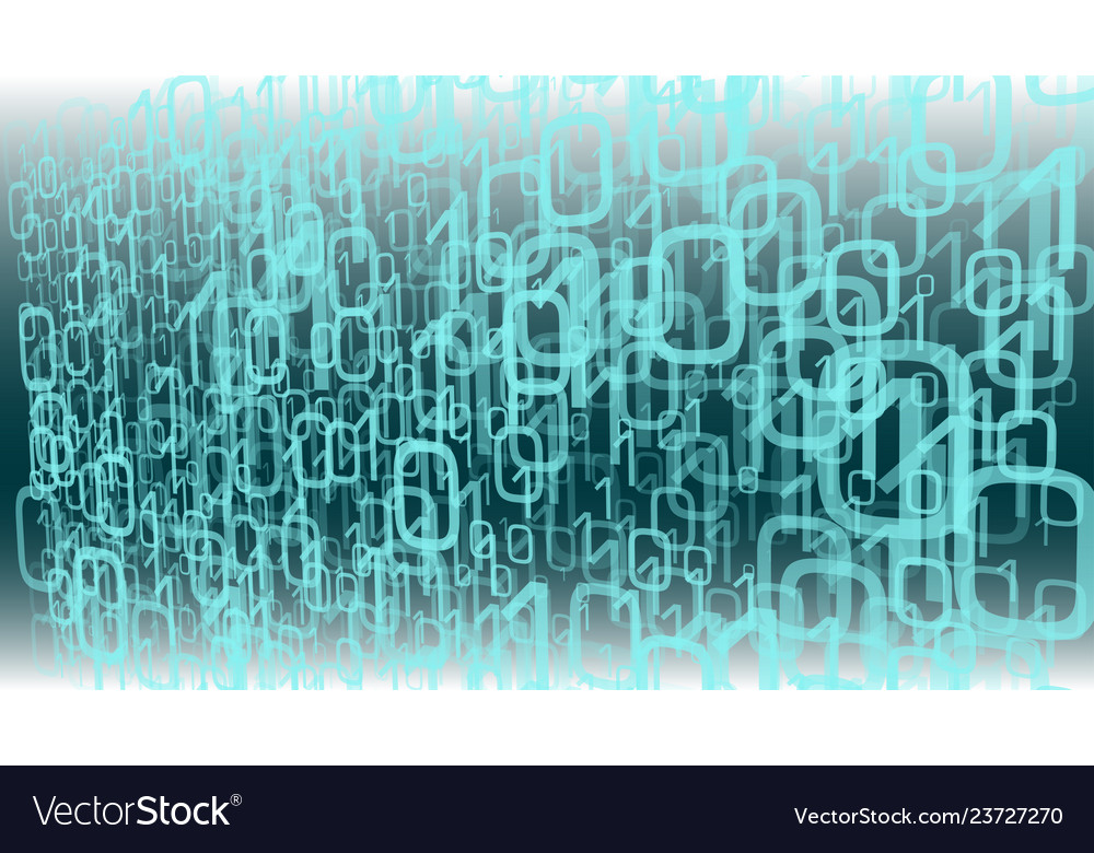 Machine learning cyberspace digital cloud Vector Image