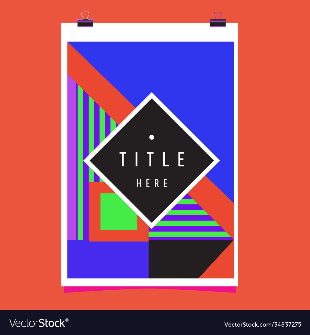 Abstract colorful geometric pattern background Vector Image Abstract colorful geometric pattern background Vector Image