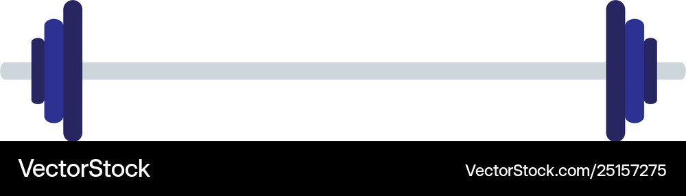 Dumbbell weight lifting equipment Royalty Free Vector Image