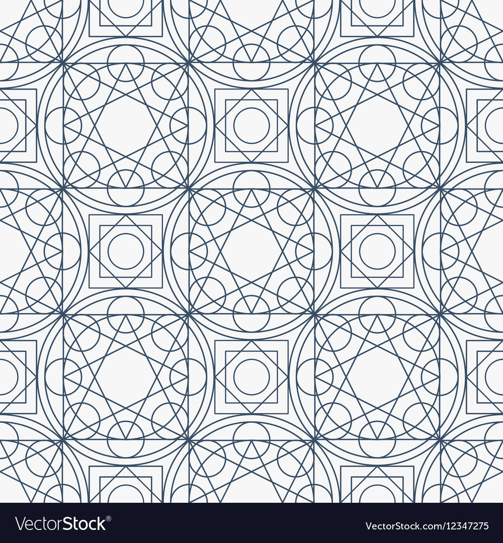 Geometry seamless pattern Royalty Free Vector Image