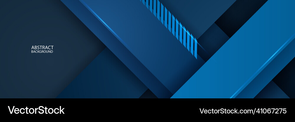 Modern abstract dark navy blue banner background Vector Image