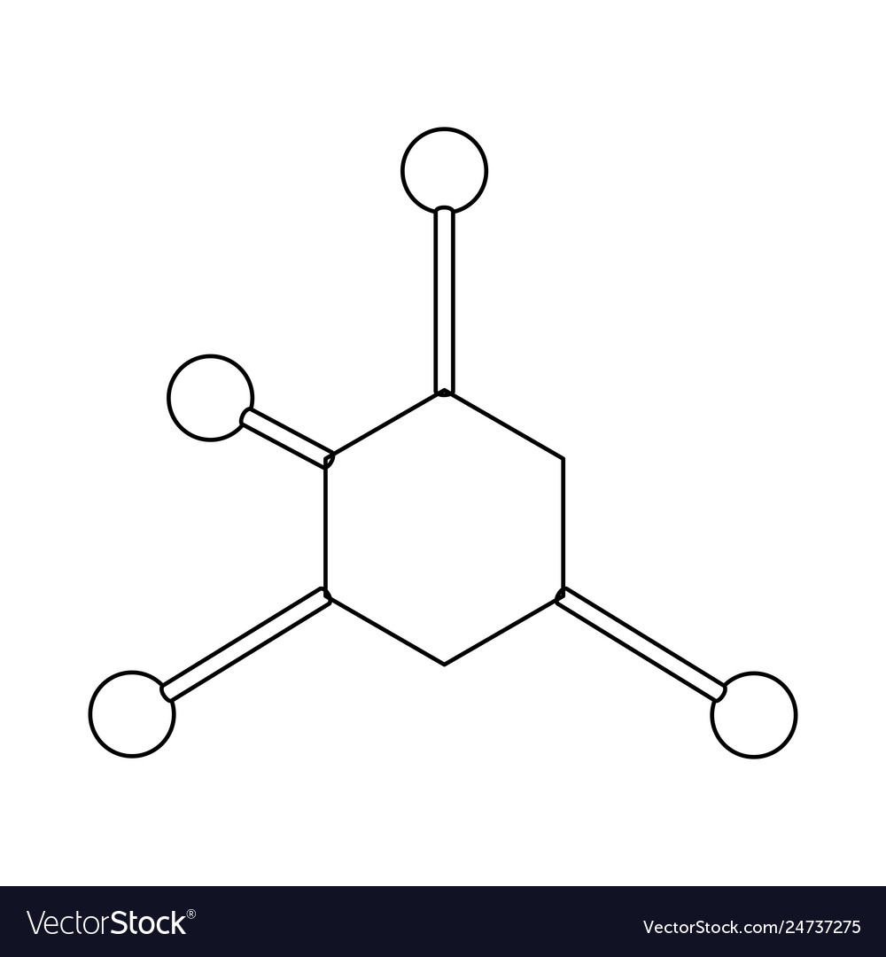 Structure molecular science icon Royalty Free Vector Image Structure molecular science icon Royalty Free Vector Image