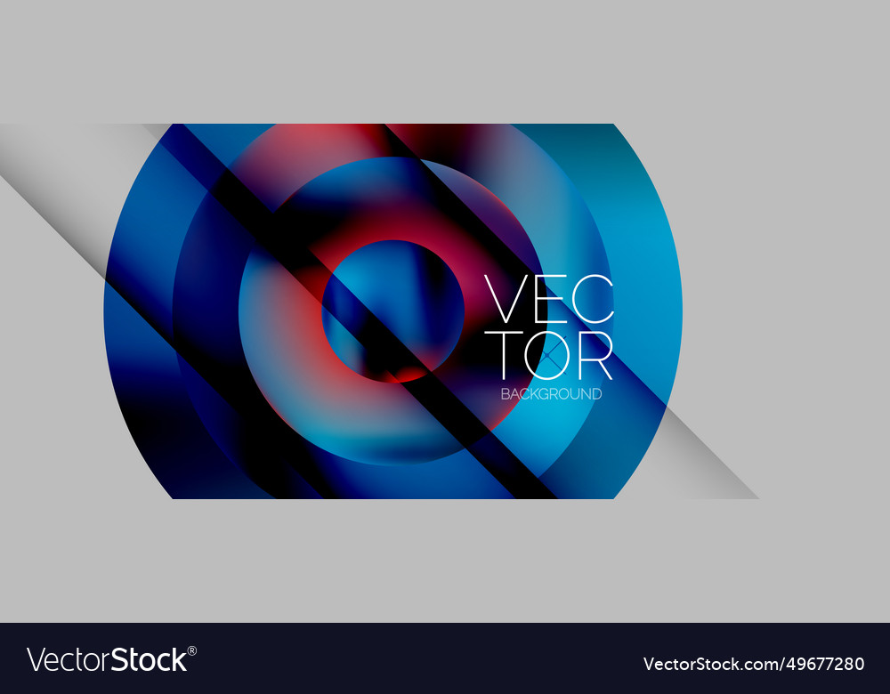 Dynamic fluid gradient techno sphere mesmerizing Vector Image