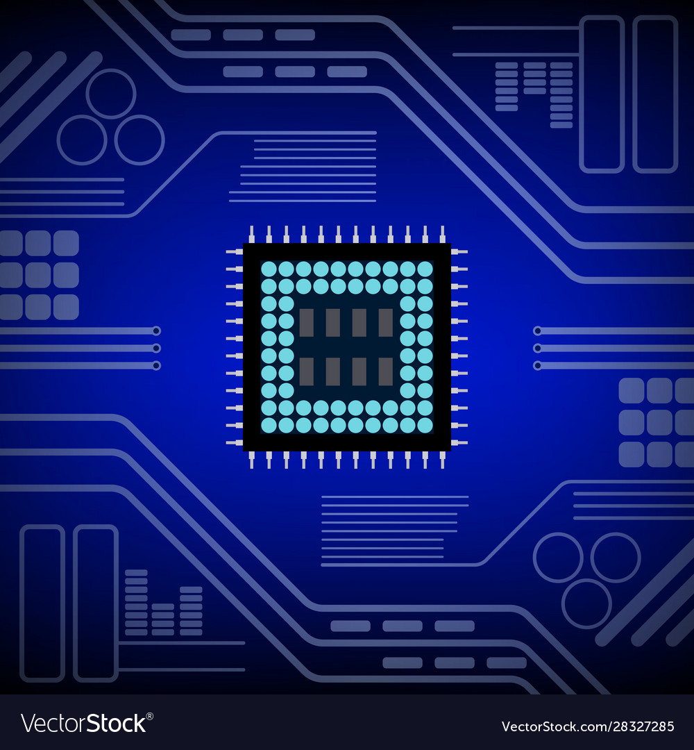 Circuit background Royalty Free Vector Image - VectorStock