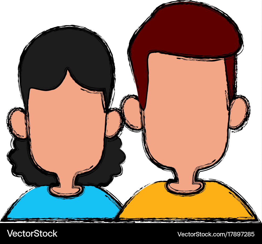 Kids friends cartoon Royalty Free Vector Image