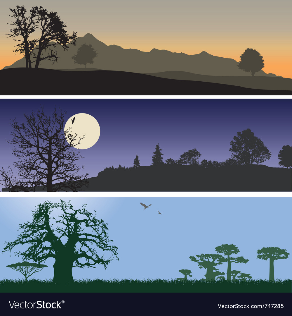 Landscape Royalty Free Vector Image - VectorStock