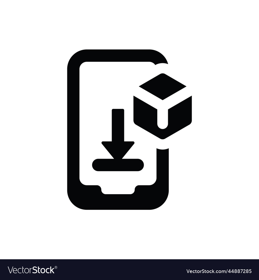 Mobile software update icon Royalty Free Vector Image Mobile software update icon Royalty Free Vector Image