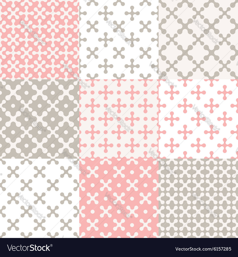 Pattern set cross Royalty Free Vector Image - VectorStock